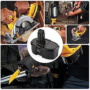 Energup 2Pack 4500mAh Replacement Dewalt 18V XRP Battery DC9096 DC9099 DC9098 DW9099 DW9098 Dewalt 18Volt Batteries + DC9310 Dewalt Charger for Dewalt 7.2-18V Ni-Cad Ni-Mh 18V Dewalt Battery Charger