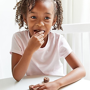 Nurture Life Mighty Bites - Snickerdoodle - Healthy Snacks for Kids & Toddlers Made with Oats Sunflower Seed Butter, Dates, Chia Seeds and Cinnamon - Plant-Based, Low-Sugar, High Fiber - 15 Pieces (Pack of 1)