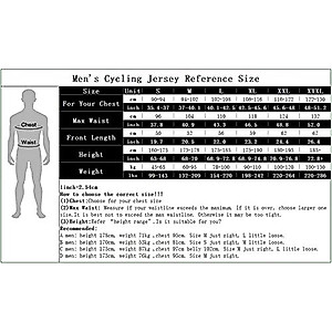 Men Cycling Jersey USA Bike Long Sleeve 3-Pockets Breathable Quick-Dry Shirt Tops S-3XL