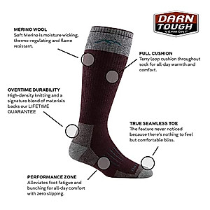 Darn Tough (Style 2105) Hunting OTC Heavyweight with Full Cushion - Women