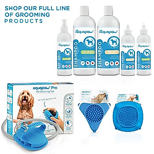 Aquapaw Premium XL Licking Mat for Dogs & Cats | Non-Slip Slow Feeding Mat for Food, Treats, Peanut Butter | Dog Anxiety Relief & Boredom Reducer with Suction Cups | Great for Bathing, Grooming - Blue