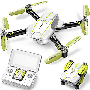 SYMA Foldable Mini Drone for Kids Adults，Portable Pocket Nano Quadcopter with Altitude Hold 3D Flips and Headless Mode Easy to Fly UFO Flying Indoor RC Toys for Beginners