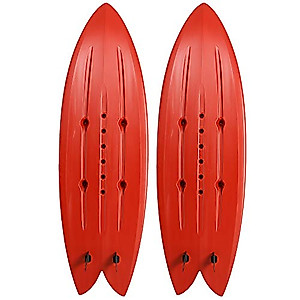 Lifetime Freestyle XL 98 Stand-Up Hardshell Paddleboard - 2 Pack (Paddles Included), Red