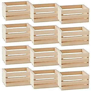 Michaels Bulk 12 Pack: 5”; Wooden Crate by ArtMinds®