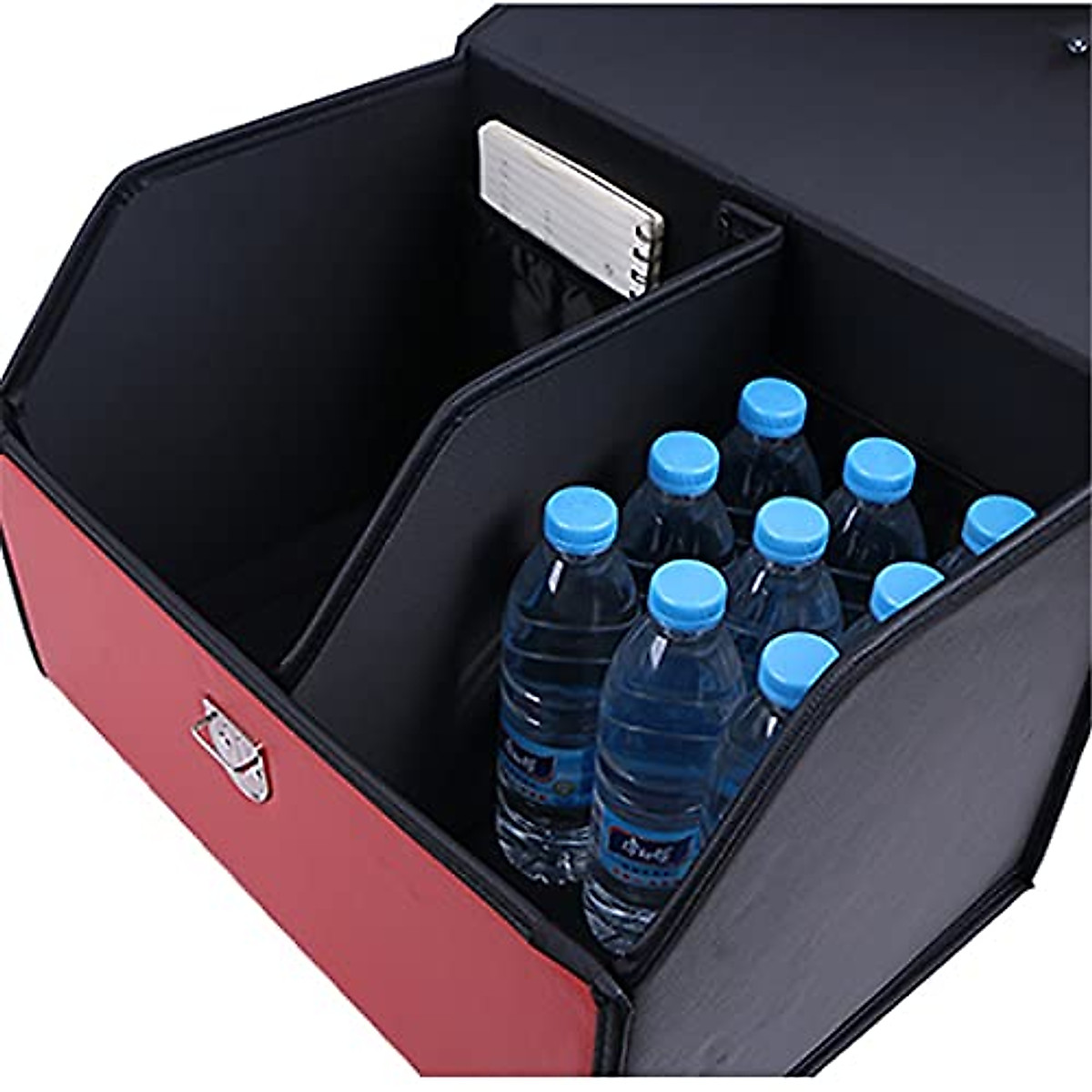 Support Car Storage Bag Pu Leather Trunk Storage Box Storage Bag Folding Folding Car Trunk Cleaning Finishing