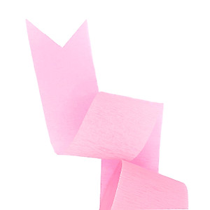 K-Kraft USA-Made Hanging Decorative Crepe Paper Streamers for Birthday, Party, Holiday, School, Wedding, Shower, or Graduation (Pink and Green)