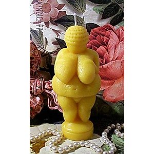 Beeswax Large Fertility Goddess Venus of Willendorf Candle