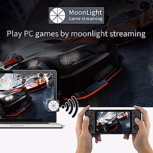 Daxceirry RG552 Handheld Android System Game Console High Speed EMMC 5.1 and 16G Linux System Built-in 6400 mAh Battery with 5.36in Touch Screen Maximum Load 5A Charging Cable 1.5 Hours Full (Black)