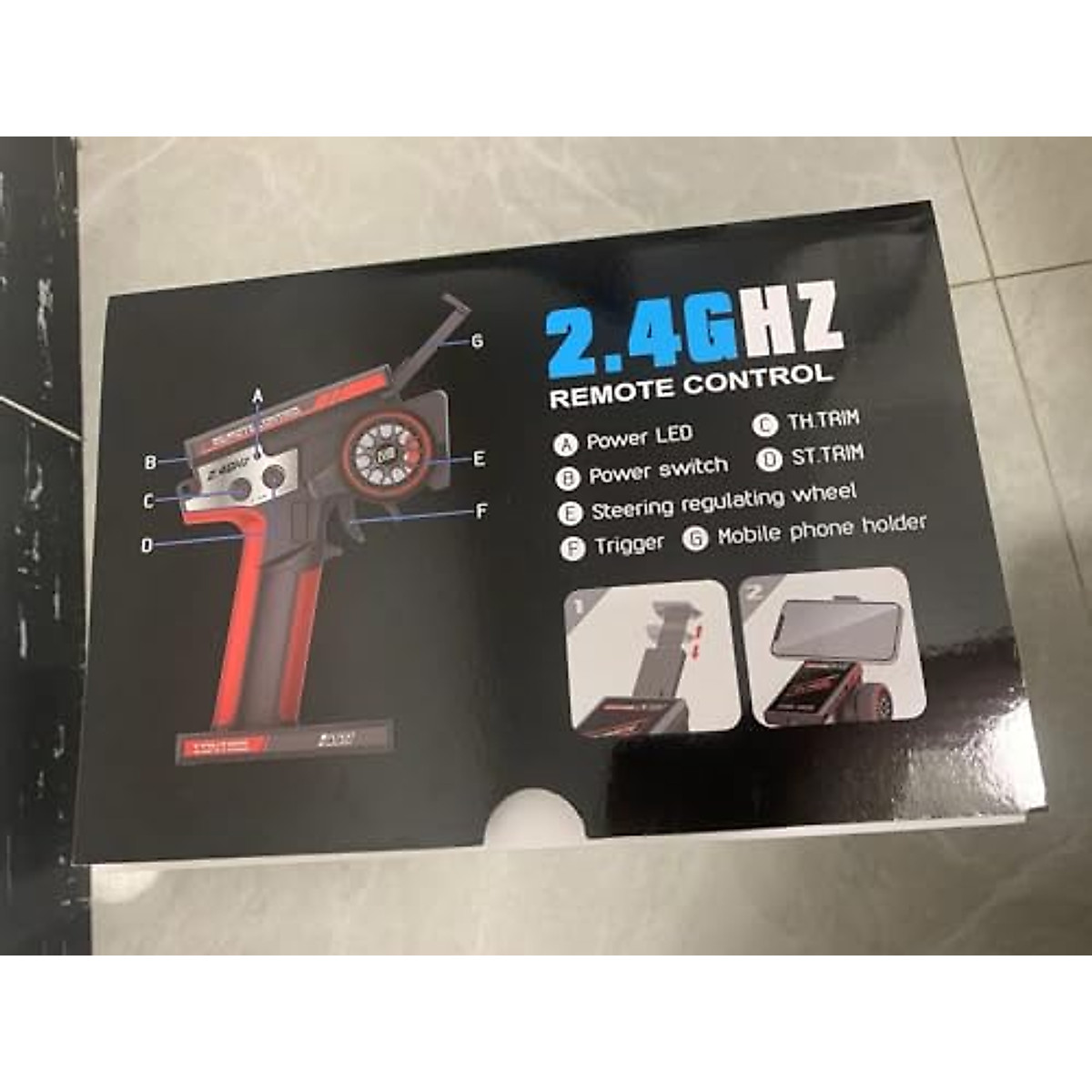 WLtoys 104019 1:10 2.4G Racing Remote Control Car 55KM/H 4WD Large Alloy Electric Remote Control Crawler RC car for Young People