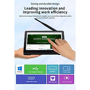 PIPO X9S Mini PC IntelCeleron N4020 9.0 inch 1920 * 1200 Win10 Tablet PC 3G 64GBT RJ45 PIPO X9S