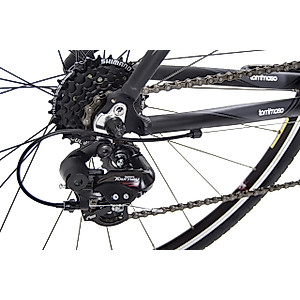 Tommaso Sorrento Shimano Tourney Hybrid Fitness Bike, Matte Black/Grey - Medium