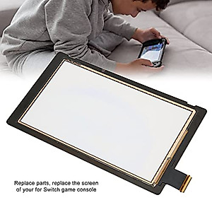 LCD Screen Replacement, High Strength Sensitive Repair Parts Easy to Replace ABS LCD Touch Screen for Gamepad Controller