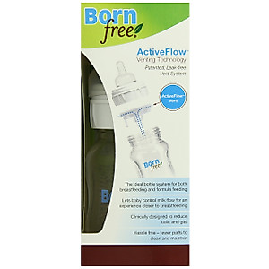 Born Free, Bottle Glass Wide Neck 5 Ounce