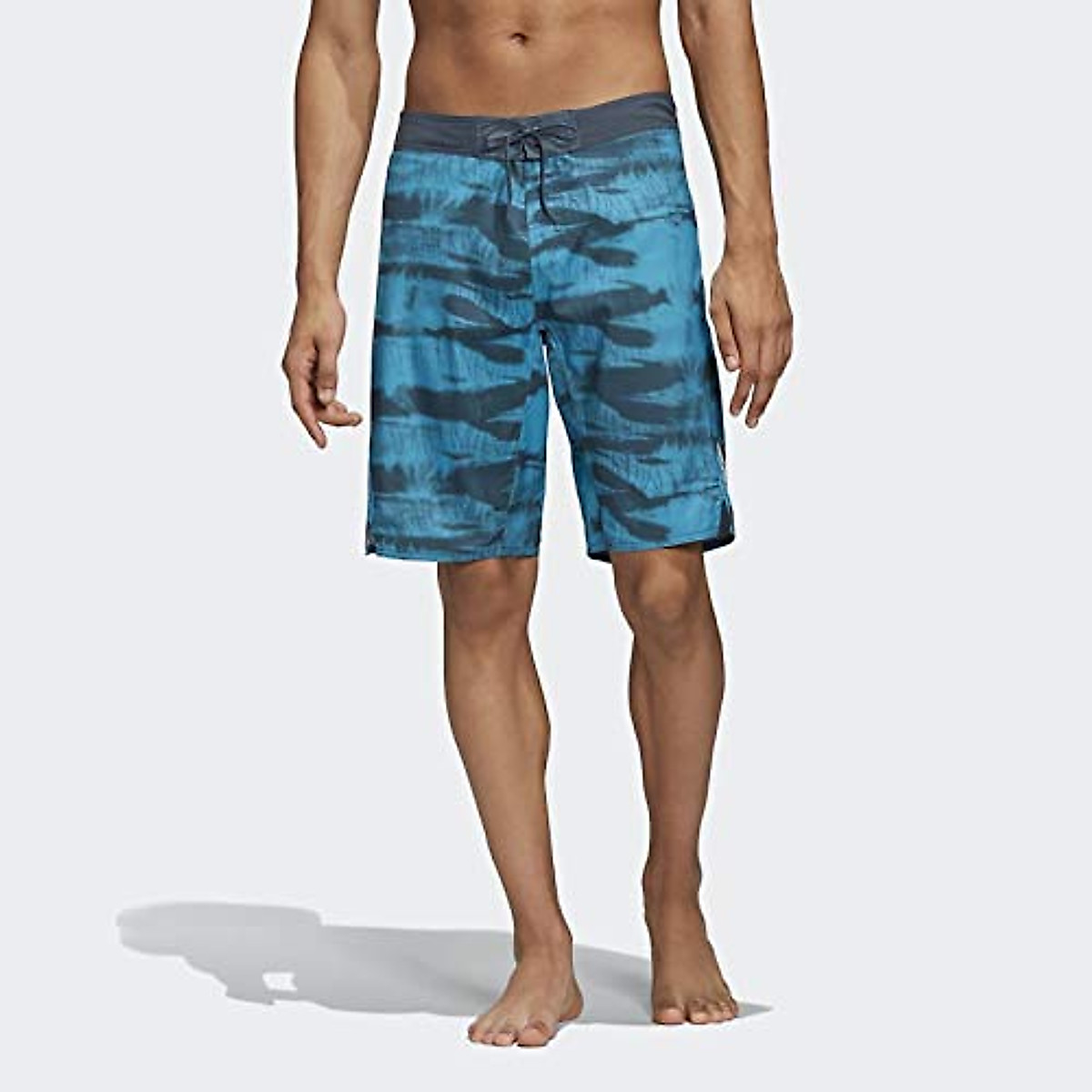 adidas Men's 2 Colored Tech Short Legacy Blue/Shock Cyan 28"