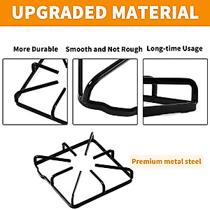 Upgraded WB31K10016 Grate Replacement Parts for GE Stove Parts Range Burner Grate, WB31K10015 Stove Top Metal Steel grate for GE Cooktop Parts Kenmore Hotpoint Gas Range Parts Stove Grate 1 Pack