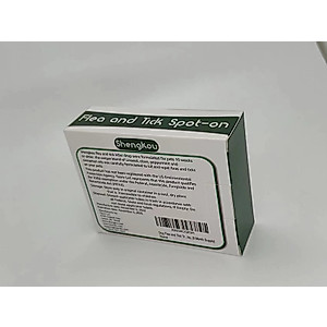 Safe and Effective: Dog Flea and Tick Prevention Repellent, Plus Spot-On with Plant Formula, for Small-Medium Dogs 4-44 lbs, (8.5 Month Supply)