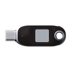FEITIAN BioPass K26 USB-C Security Key – Fingerprint Sensor, FIDO2 & U2F Certified -NFC – Biometric Two-Factor Authenticator for Windows, Mac, Android – Prevent Account Takeovers & Secure Logins
