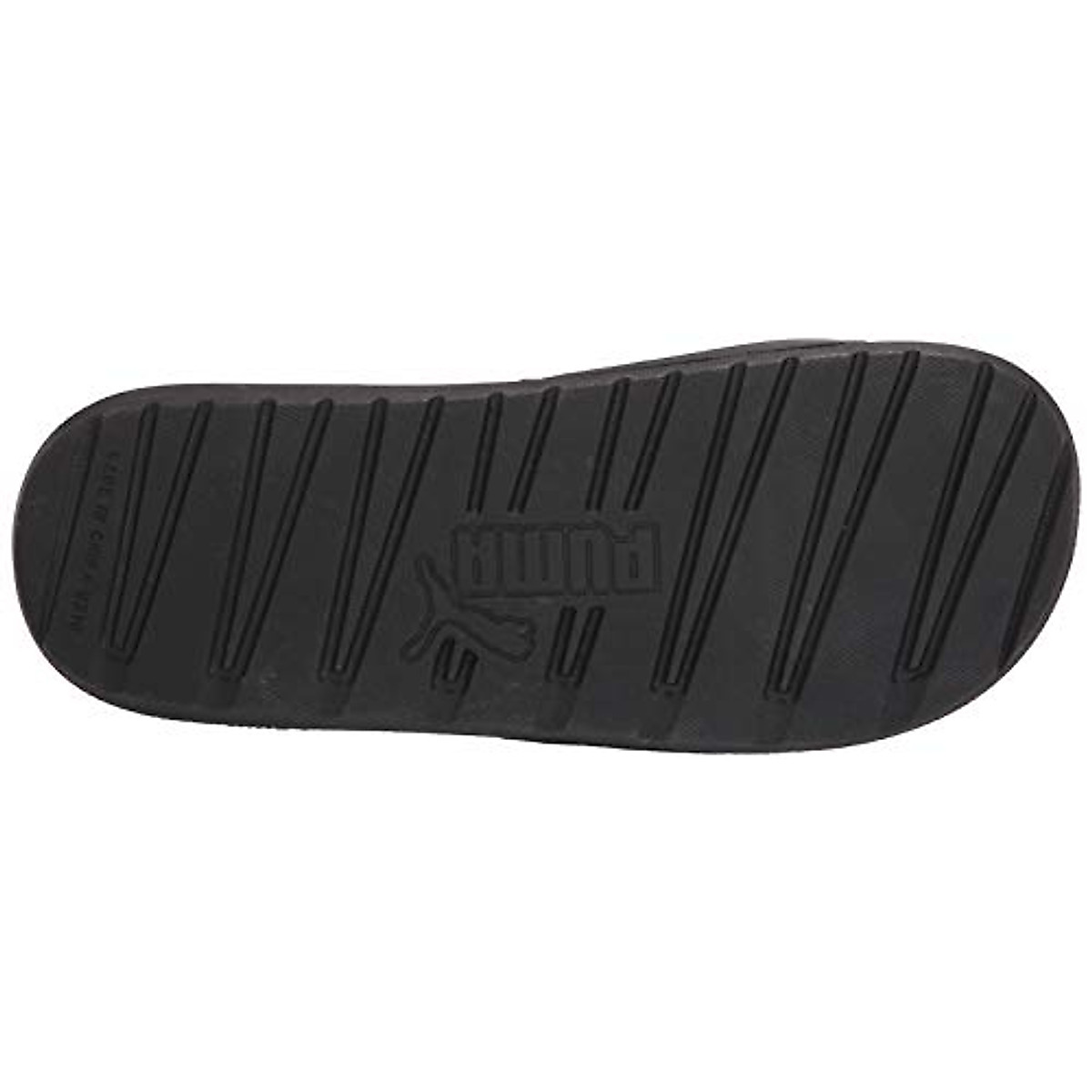 PUMA womens Cool Cat Sport Slide Sandal, Black, 8 US