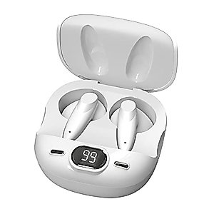 Iryreafer Wireless Earphones Universal Fingerprint Touching Low Latency Hands-Free Comfortable Noise Cancelling IPX5 Waterproof Stereo Sports