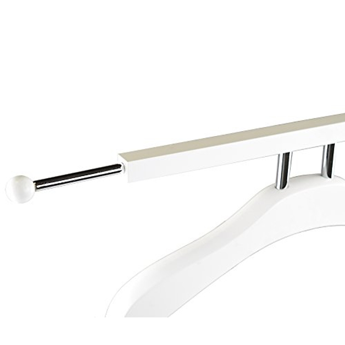 Proman Products VL17015 Knight Valet Sand with Tie Bar, Tray & Trouser Bar, 18" x 12" x 43.5", White