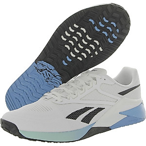 Reebok Men's Nano X2 Cross Trainer, White/Essential Blue/Hint Mint, 9.5