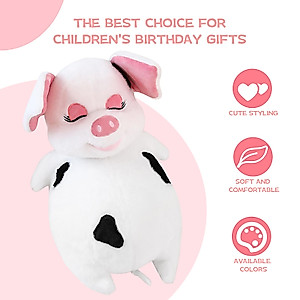 Pig Stuffed Animals Pig Plush Toys for Kids Toddlers Soft Cute Piggy Hugging Pillow Birthday Gifts for Girls Boys Christmas Xmas Gifts Halloween Easter Gifts for Toddlers,10 inch