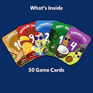 Skillmatics Card Game - What's for Dinner, Fun Strategy & Memory Game, Gifts & Family Friendly Games for Ages 7 and Up