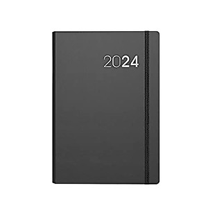 Collins Legacy 2024 Diary A5 Day To Page Diary (with Appointments) - Business Planner and Organiser - January to December 2024 Diary - Daily - Black - CL51.99-24