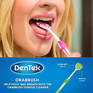 DenTek Orabrush Tongue Cleaner and Tongue Scraper
