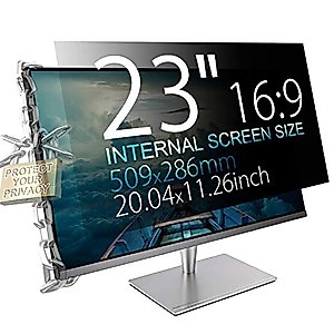 MAYAMANG 23" (16:9 Aspect Ratio) Privacy Screen Protector for Widescreen Computer Monitor - 20.04x11.26 inch/509x286 mm - Privacy Filter Display Filter Film for Data confidentiality
