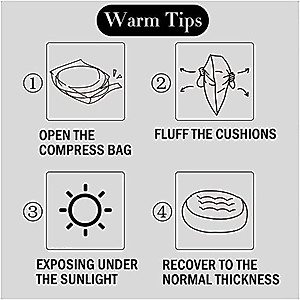 Outdoor Chair Cushions Set of 2, Art Animals Patio Furniture Cushions, Chair Pads for Dining Chairs, Seat Cushions for Kitchen Chairs for Home Kitchen Sofa Living Room Decor (Bad Cat)