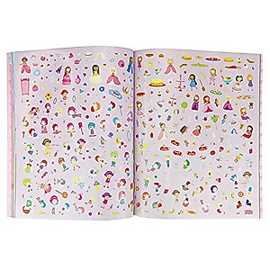 Totally Awesome 2000 Stickers: Perfectly Pretty Princess Activity and Sticker Book for Kids Ages 3-7 (Puzzles, Mazes, Coloring, Dot-to-Dot, And More!)