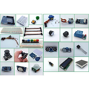 MEGA 2560 Starter Kit Ultra (100% Arduino IDE Compatible) w/Battery Holder, Sensors, Modules, Resistor kit and Components (no Supply)