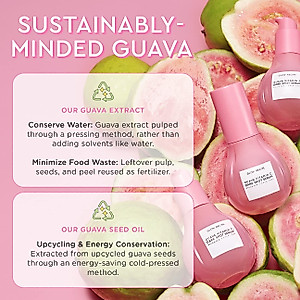 Glow Recipe Guava Vitamin C Face Serum - Dark Spot Korean Brightening Serum for Face with Tranexamic, Ferulic Acid & Vitamin E for Even Tone & Glowing Skin - Stable Vitamin C Skin Care (30ml)