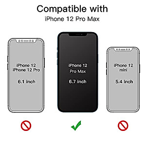 JETech Glitter Case for iPhone 12 Pro Max, 6.7-Inch, Bling Sparkle Shockproof Phone Bumper Cover, Cute Sparkly for Women and Girls (Clear)