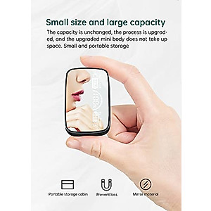 YISMO Wireless Bluetooth Earbuds W/Charging Box, Power Bank, LED Display, Flashlight, Mirror, Noise-Cancelling Deep Bass Stereo, Waterproof, for Android, Apple, iOS, Works w/Most Software and Games