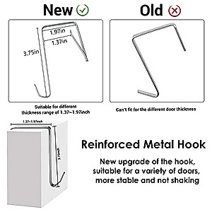 VERONLY Toy Chest Box Organizer Bins for Boys Girls 1 Pack +Over the Door Shoe Organizer Hanging Shoe Rack Storage Holder with 24 Extra Large Fabric Pockets 1 Pack