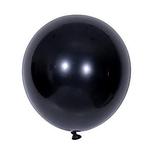 MOXMAY Balloon Column Kit - Set of 2 Balloon Columns with Stand Base and Pole Balloon Tower Backdrop Decoration for Wedding Baby Shower Birthday Party 100 Balloons Included(Silver Black)