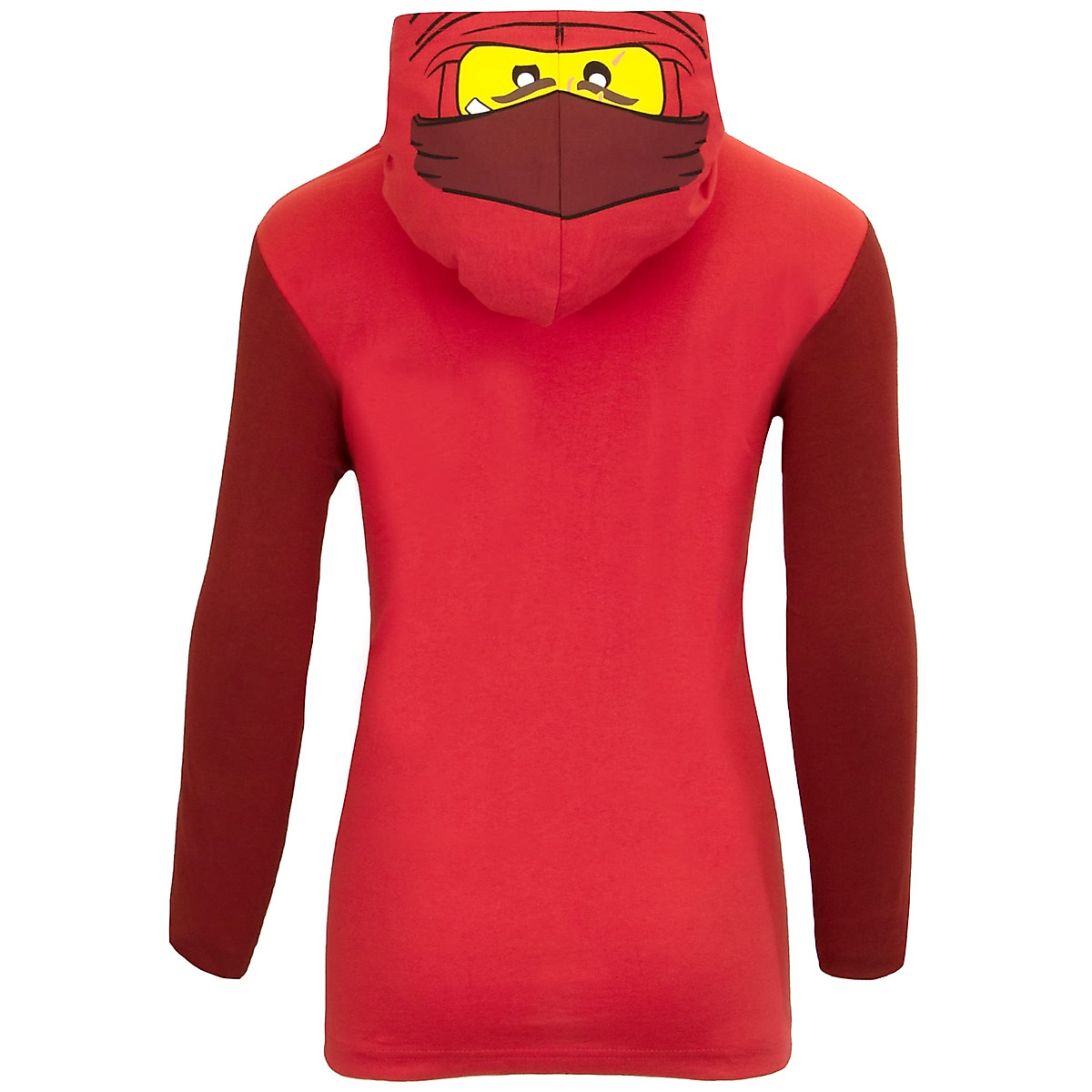 LEGO Ninjago Boys Pants Sets, Ninjago Pullover Hoodie Tee and Pants Sets for Boys (Red, 7)