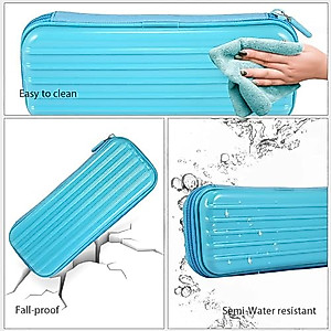 Leayjeen Hard Carrying Case Compatible with MYNT3D Professional 3D Printing Pen and Accessories, Boys & Girls Home Art Activity Set (Case Only) -Blue