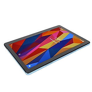 HEEPDD 10.1 Inch Tablet 100-240V HD Tablet 8GB RAM 256GB ROM 5MP 13MP Blue for Online Video (US Plug)