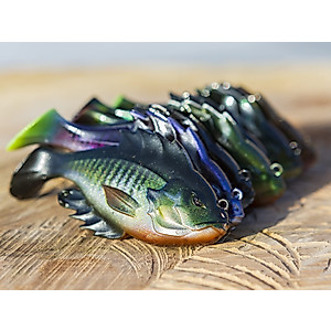 Catch Co 10,000 Fish Head Hunter 3.25" Soft Swimbait (Lavalamp)