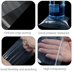 15 Pcs 20'' x 28'' Plastic Zipper Storage Bags Extra Large Plastic Bags 3.1 mil Clear Reclosable Storage Bags for storage