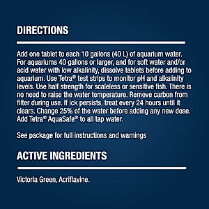 Tetra Ick Guard 8 Count, Quick Remedy For Ick In aquariums,Golds & Yellows