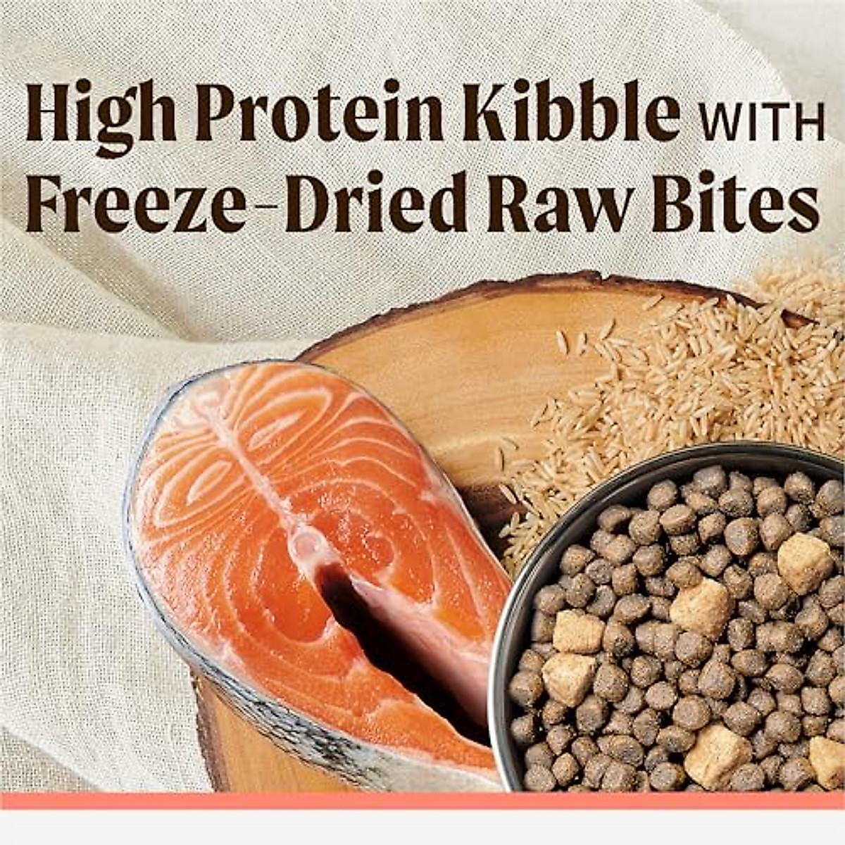 Merrick Backcountry Healthy Grains Premium Dog Food Kibble with Freeze Dried Raw Pieces, Pacific Catch Recipe - 4.0 lb. Bag