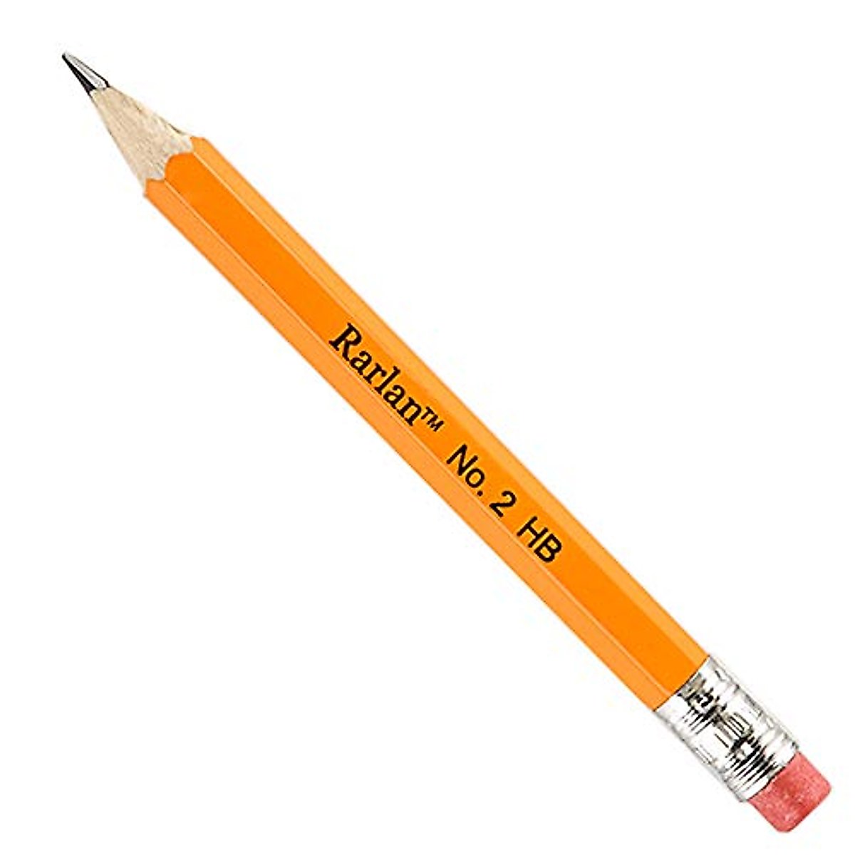 Rarlan Golf Pencils with Erasers, 2 HB, Pre-Sharpened, 200 Count Bulk Pack