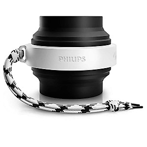 Philips FLEX BT2000B/37 Bluetooth Wireless Portable Speaker (Black/White)