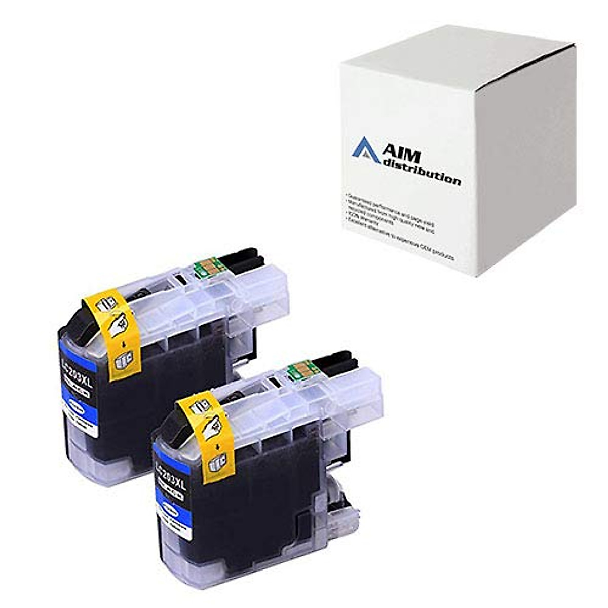 AIM Compatible Replacement for Brother LC-2032PKS Black High Yield Inkjet (2/PK-550 Page Yield)
