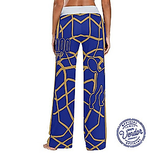 Bad Bananas Sigma Gamma Rho Sorority Paraphernalia - SGRHO - Pajama Bottoms Lounge Pants - Official Vendor - Centennial - Squares Centennial-Squares X-Large