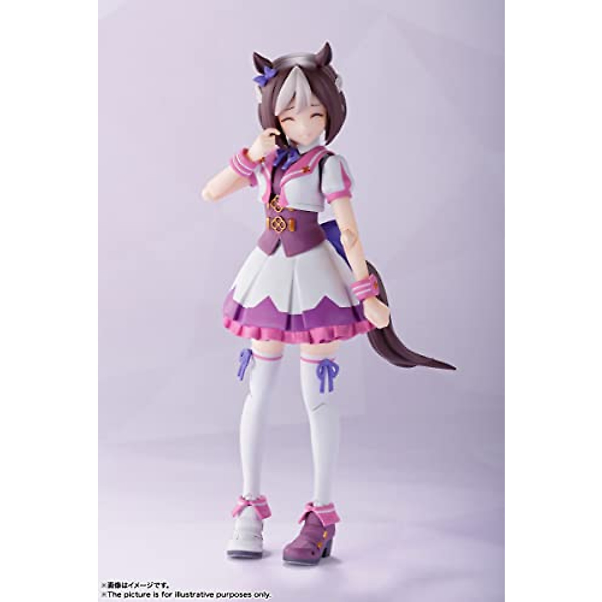 BANDAI SPIRITS(バンダイ スピリッツ) S.H. Figuarts Uma Musume Pretty Derby Special Week, Approx. 5.1 inches (130 mm), PVC & ABS, Pre-Painted Action Figure